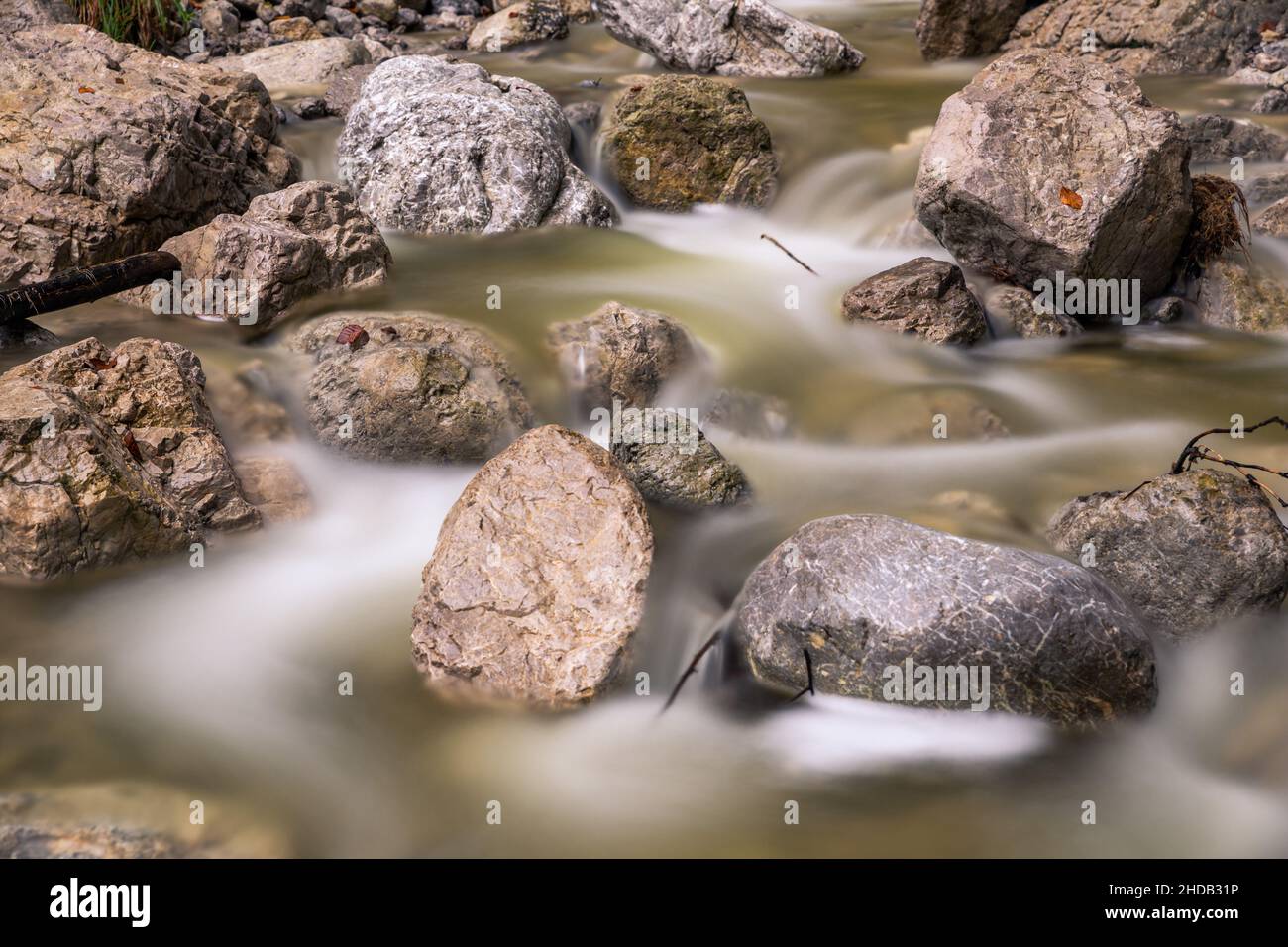 stones in water Stock Photo - Alamy