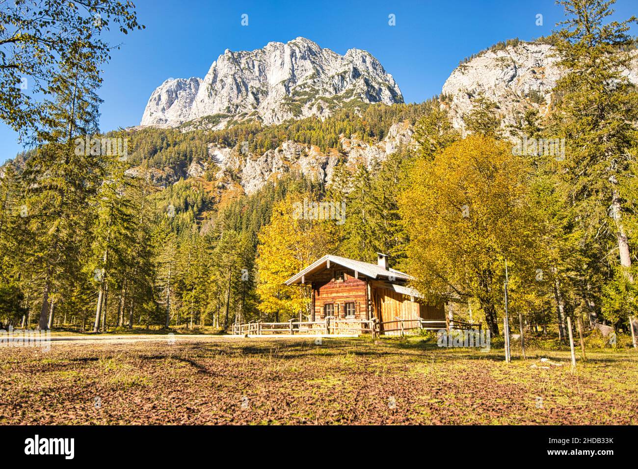 Beautiful alpine landscape in Bavaria and Austria Stock Photo - Alamy