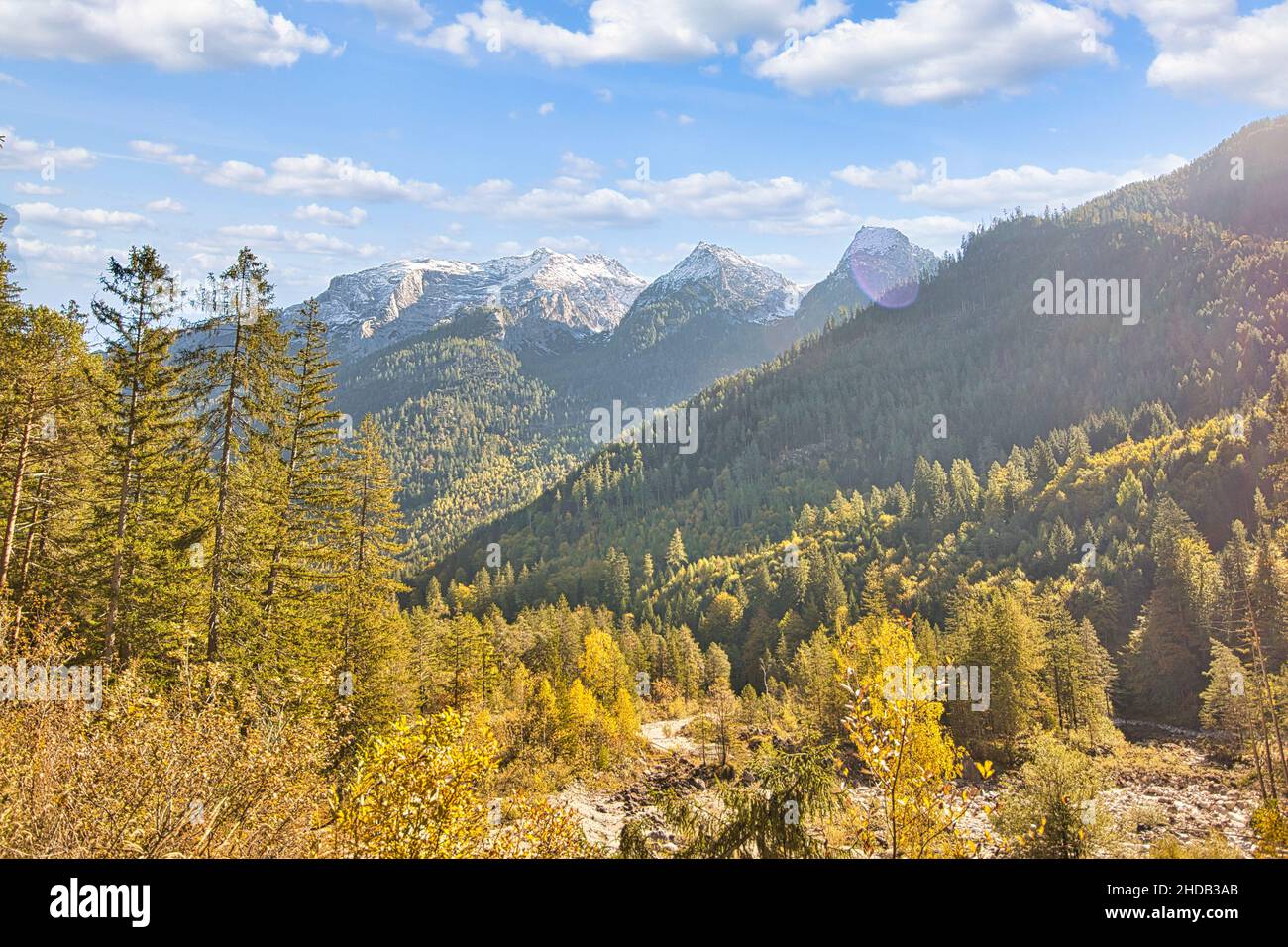 Beautiful alpine landscape in Bavaria and Austria Stock Photo - Alamy
