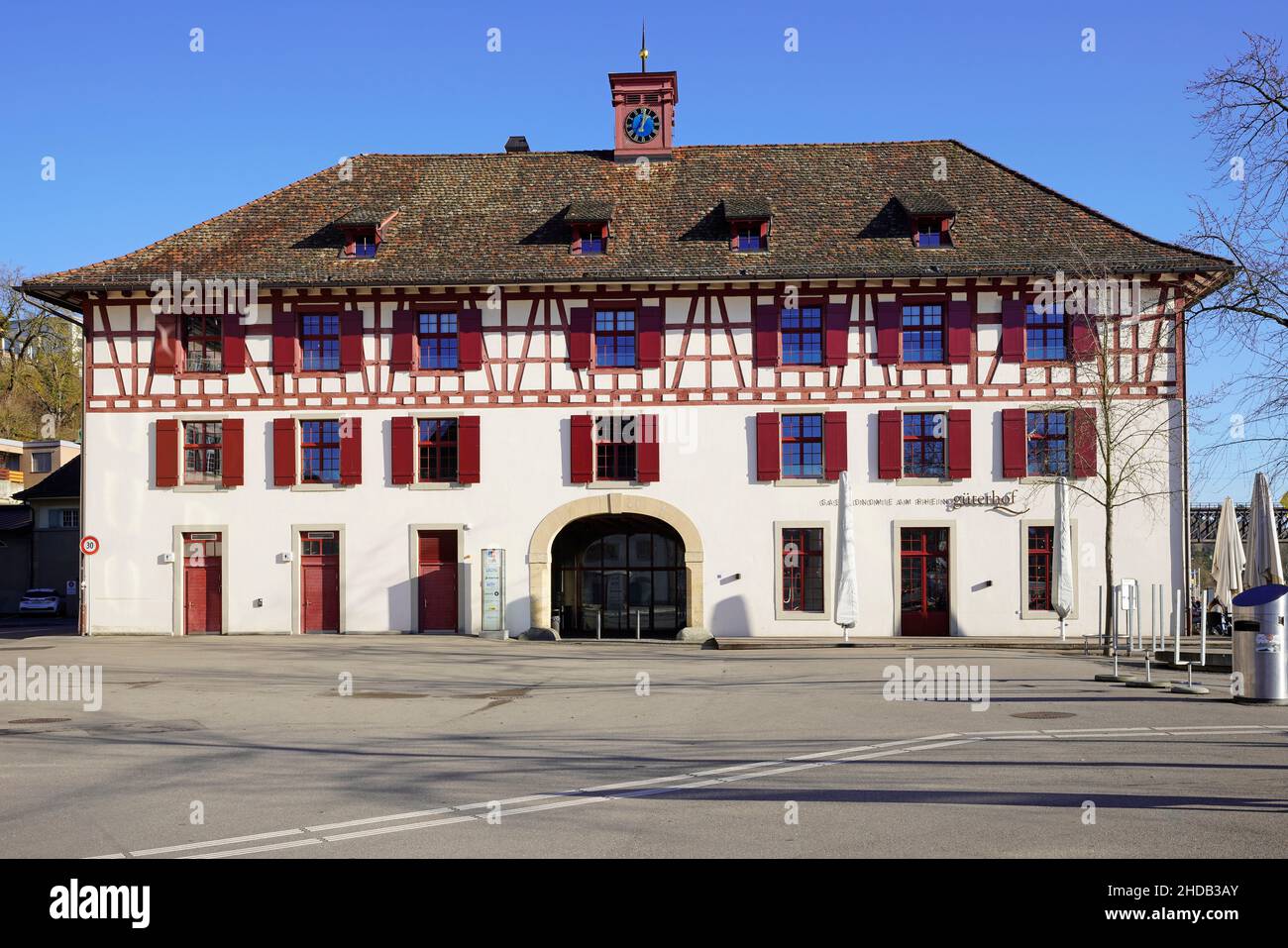 Güterhof a historical storehouse for salt, built in 1787. Freier Platz ...