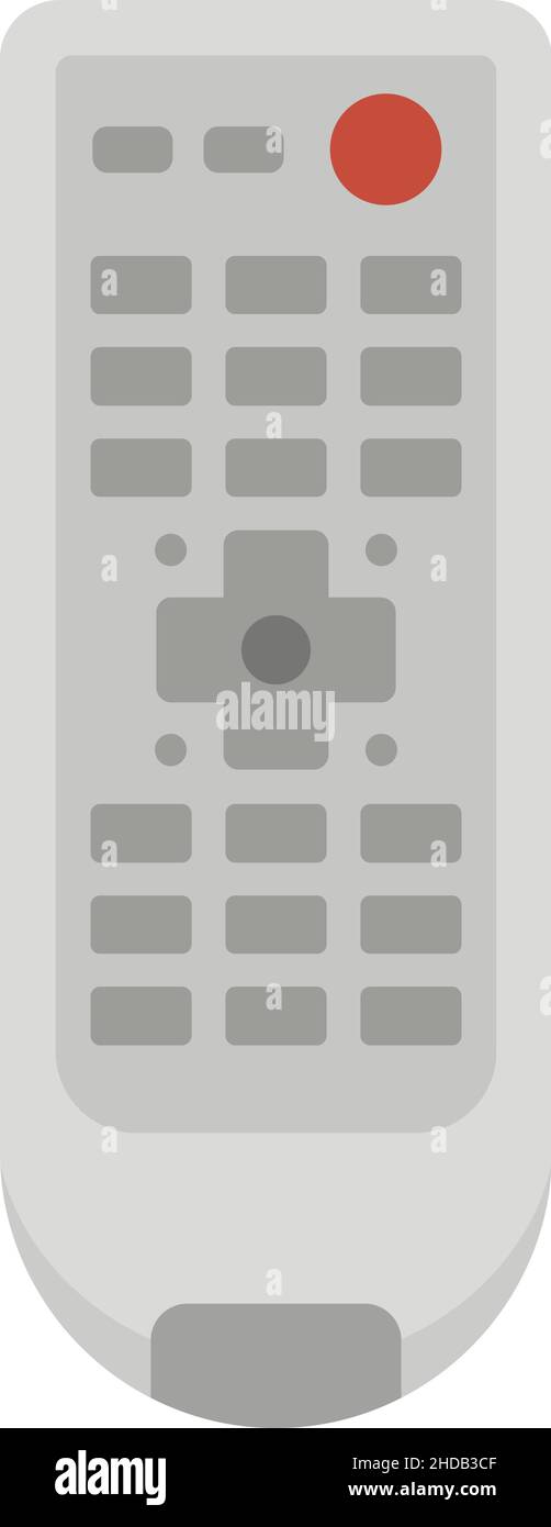 Remote control equipment icon. Flat illustration of Remote control ...