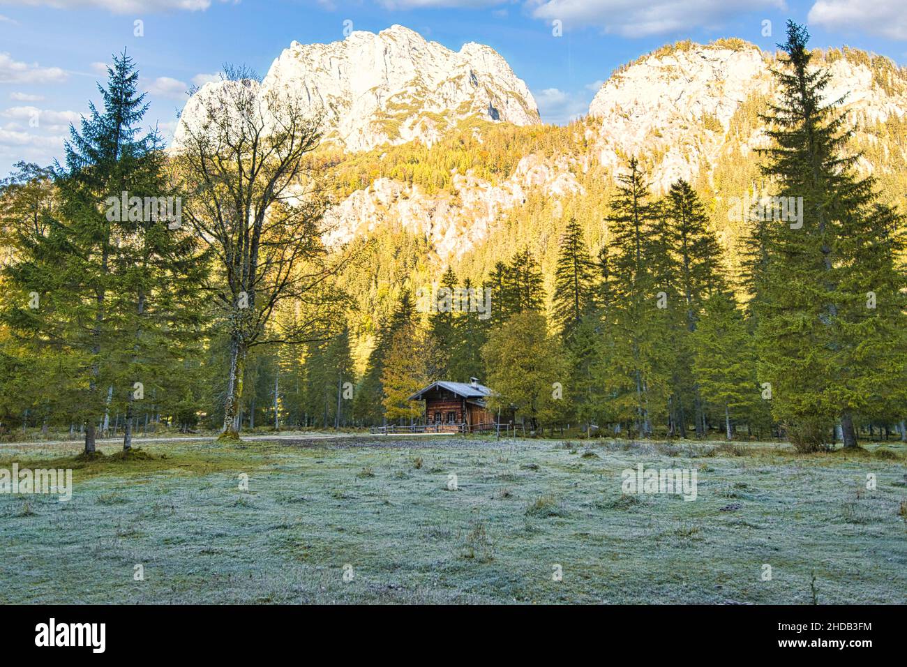 Beautiful alpine landscape in Bavaria and Austria Stock Photo - Alamy