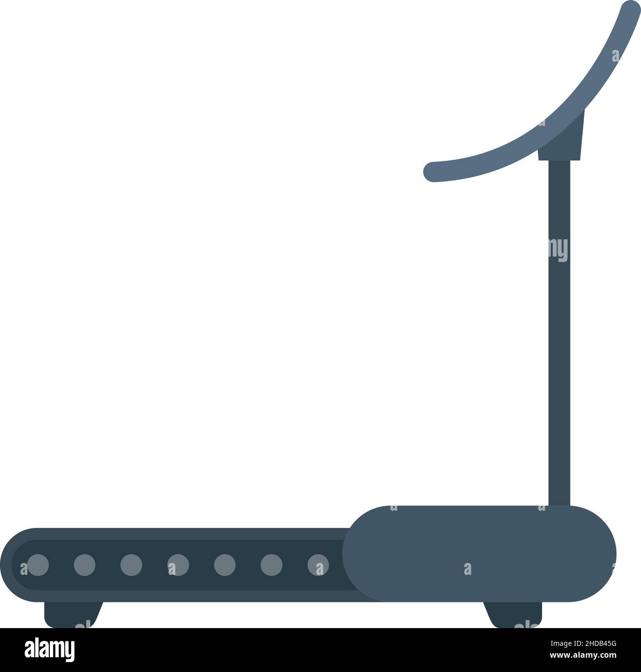 Running treadmill icon. Flat illustration of Running treadmill vector ...