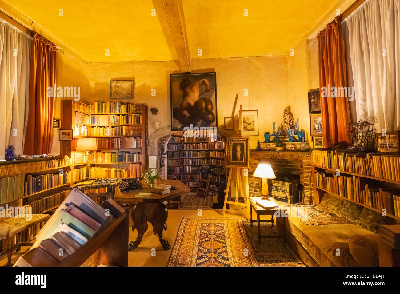 England, Kent, Cranbrook, Sissinghurst Castle, Interior View of the ...