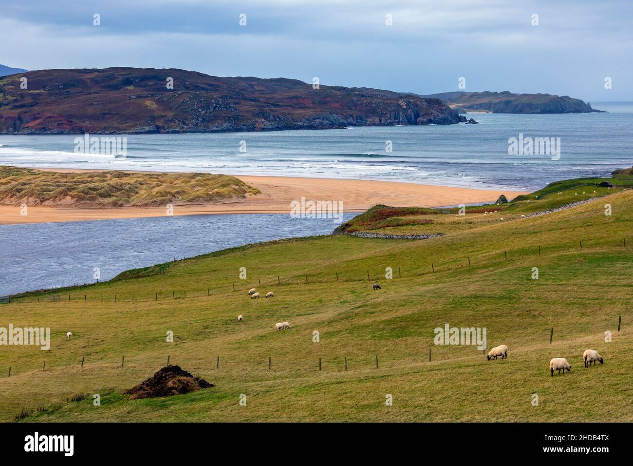 The Kyle of Tongue and Tongue Bay - a shallow sea loch in Sutherland in ...