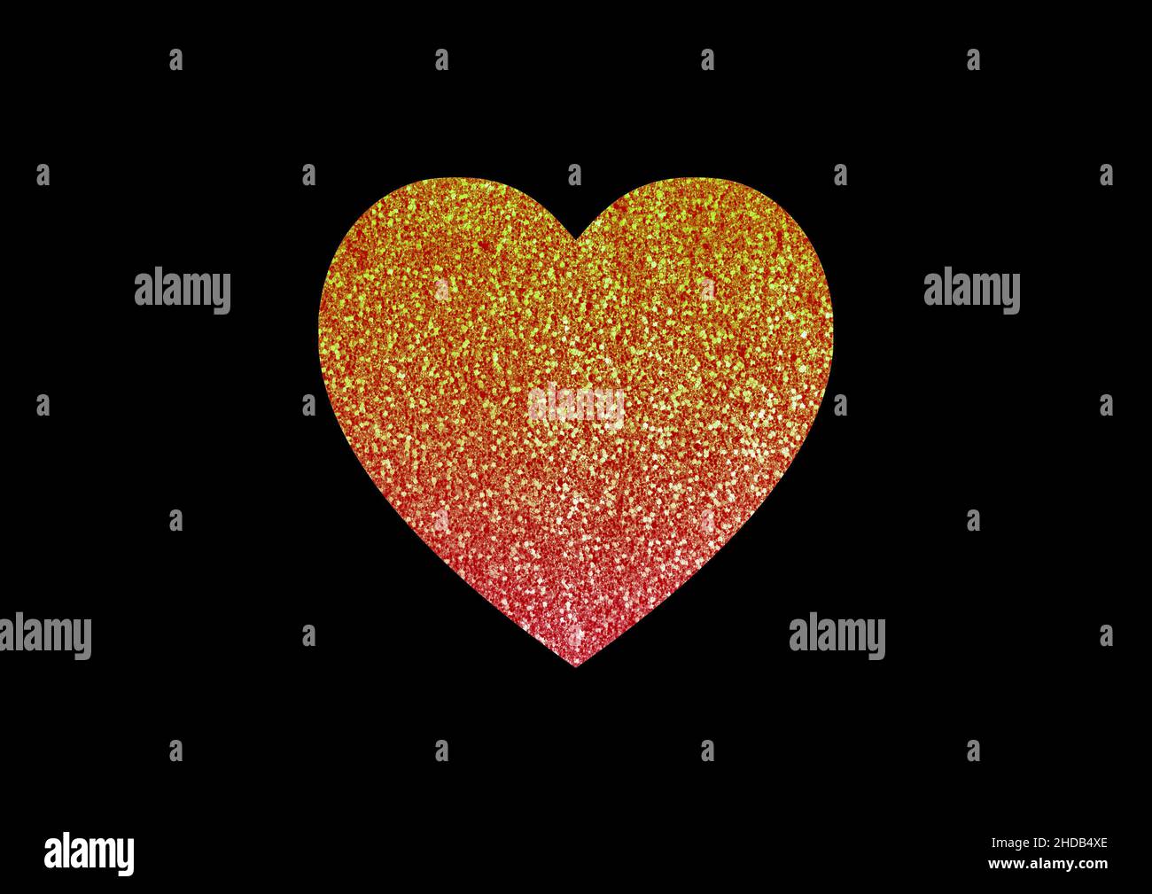 Amber Love Heart Stock Photo - Alamy