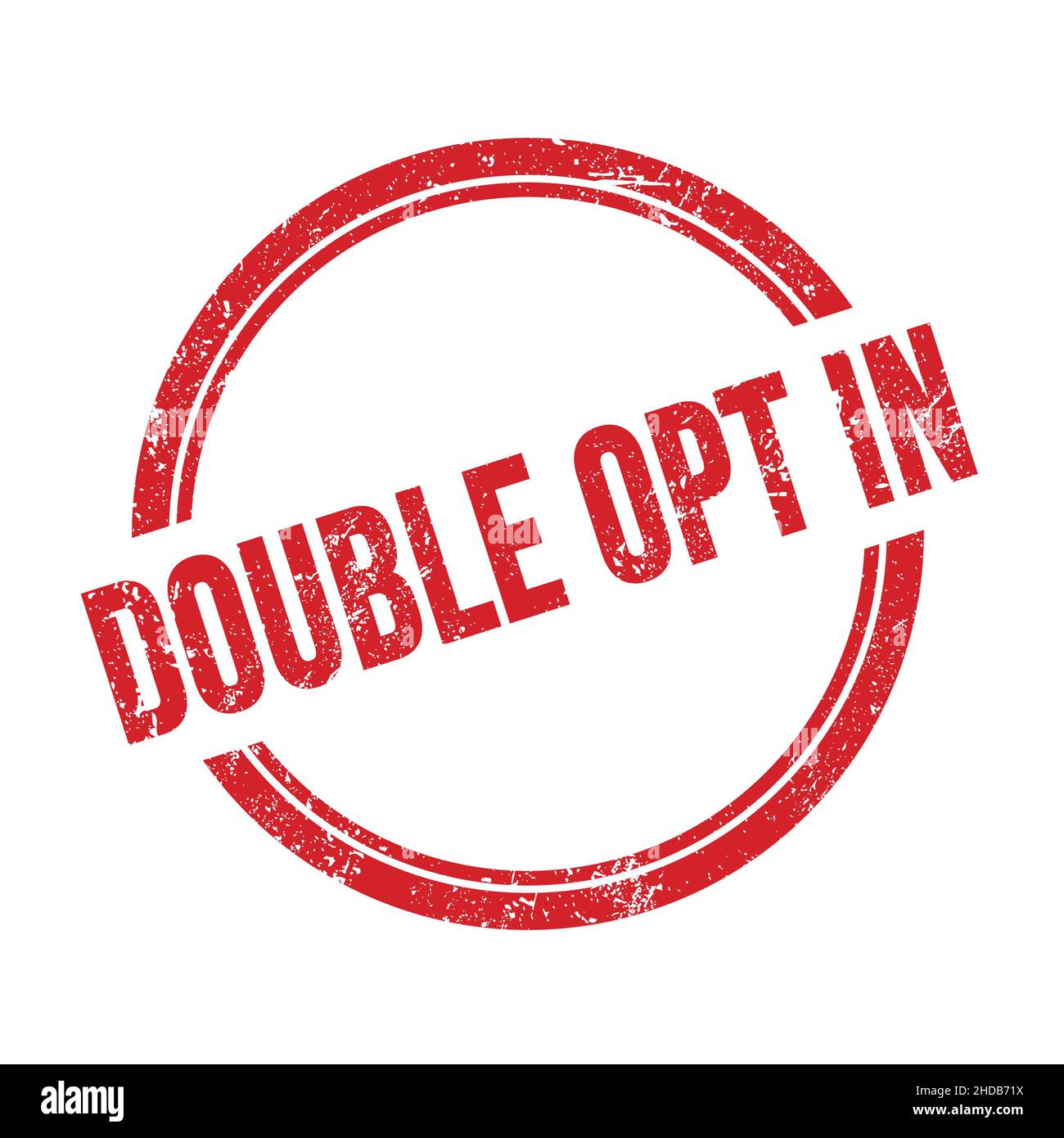 Double red circle Cut Out Stock Images & Pictures - Alamy