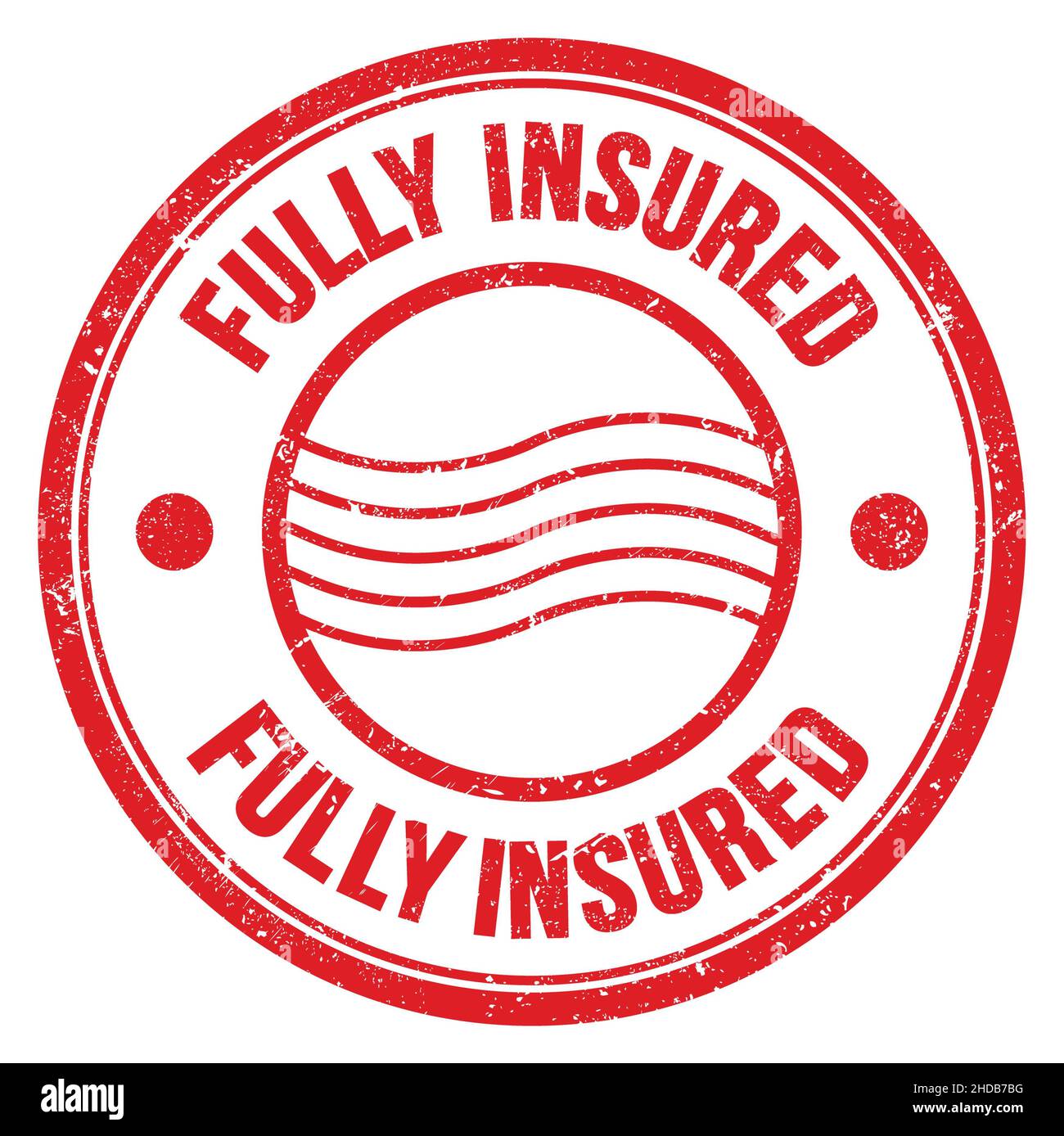 Fully insured stamp hi-res stock photography and images - Alamy