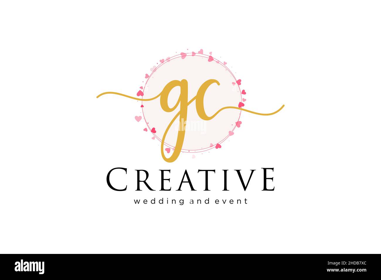 GC feminine logo. Usable for Logo for fashion,photography, wedding ...
