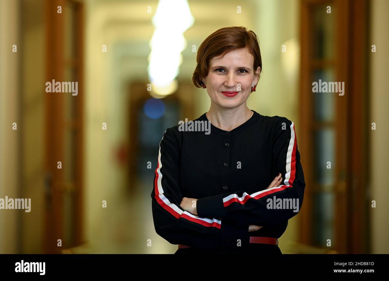 Berlin, Germany. 05th Jan, 2022. Katja Kipping (Die Linke), Senator for ...