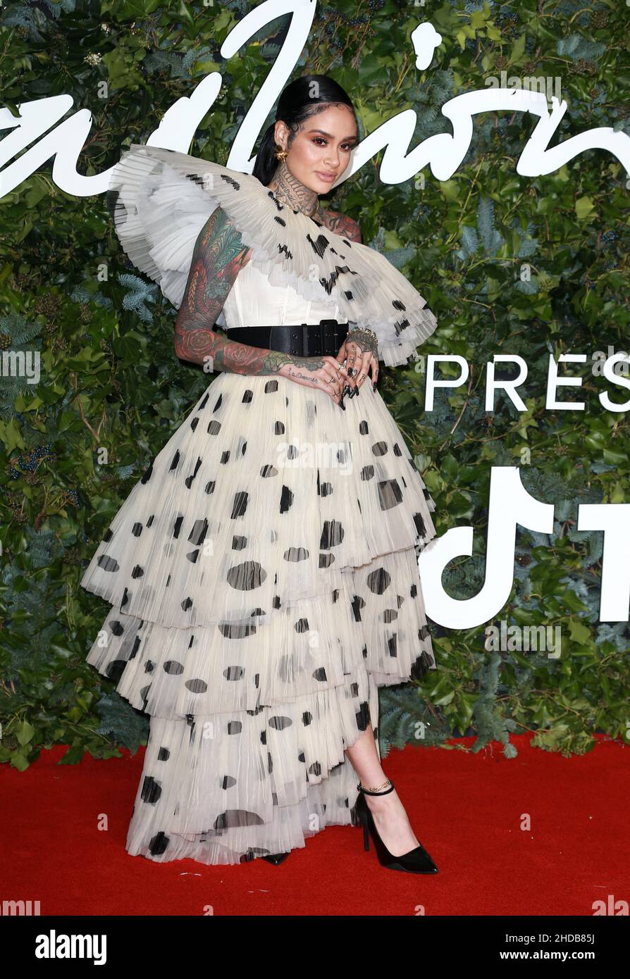 Kehlani attends The Fashion Awards 2021 at the Royal Albert Hall on ...