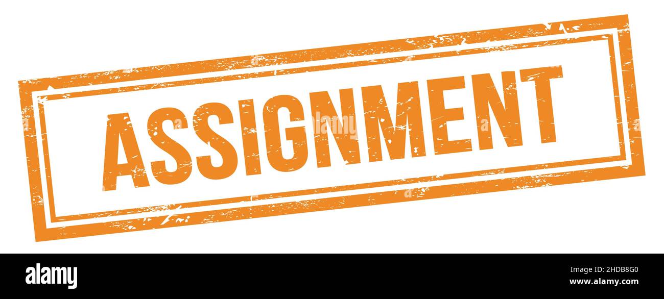 Assignment rubber stamp hi-res stock photography and images - Alamy