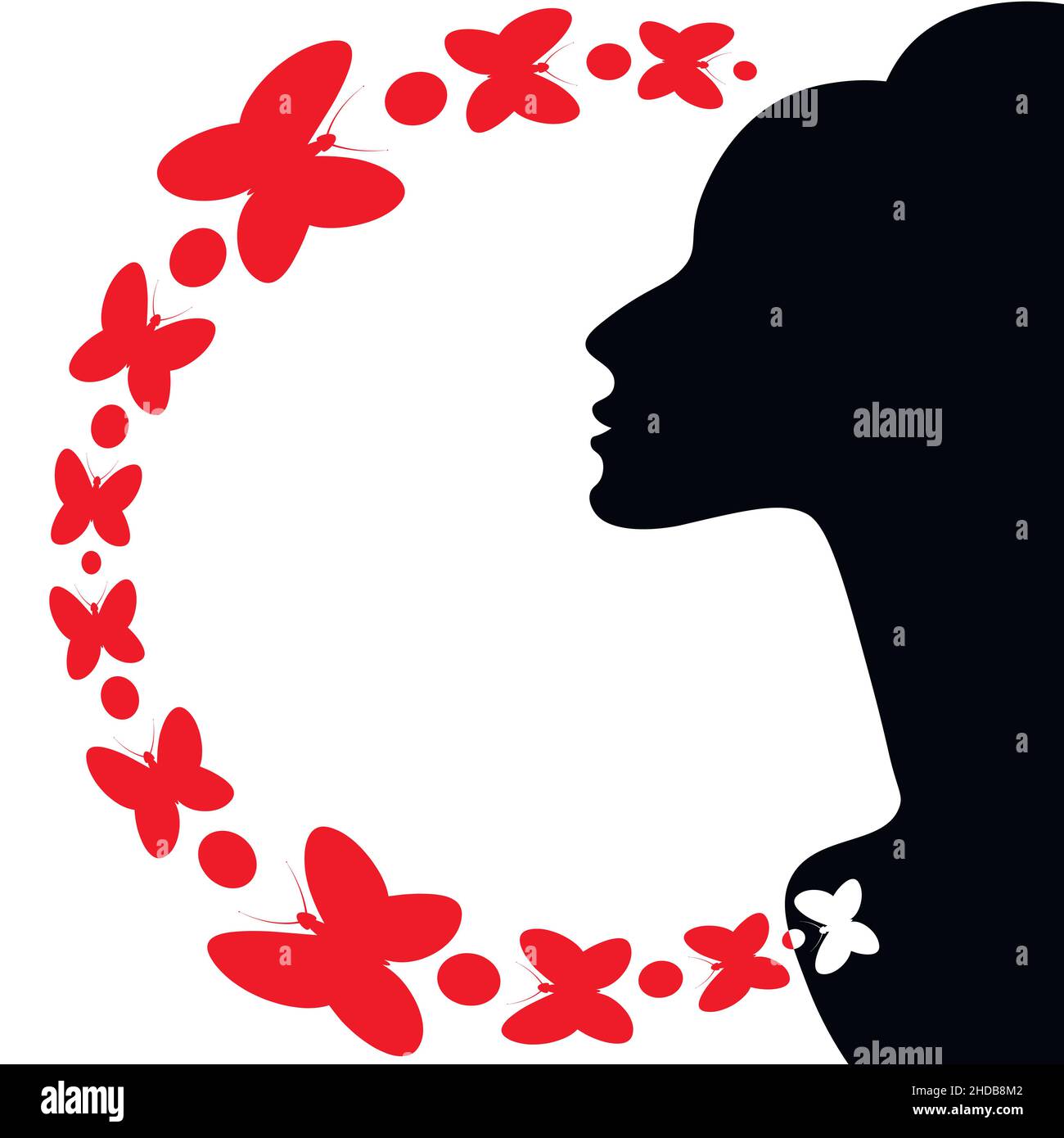 Illustration on a square background on the theme of inspiration ...