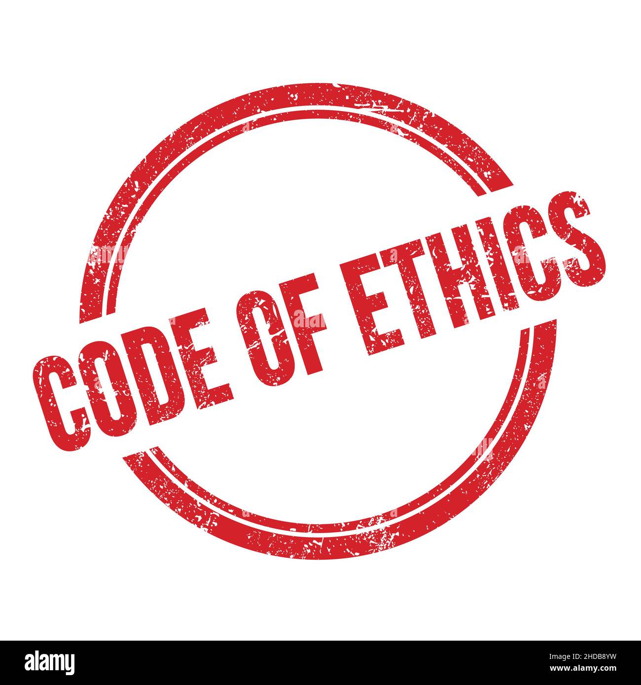 Code of ethics stamp Cut Out Stock Images & Pictures - Alamy