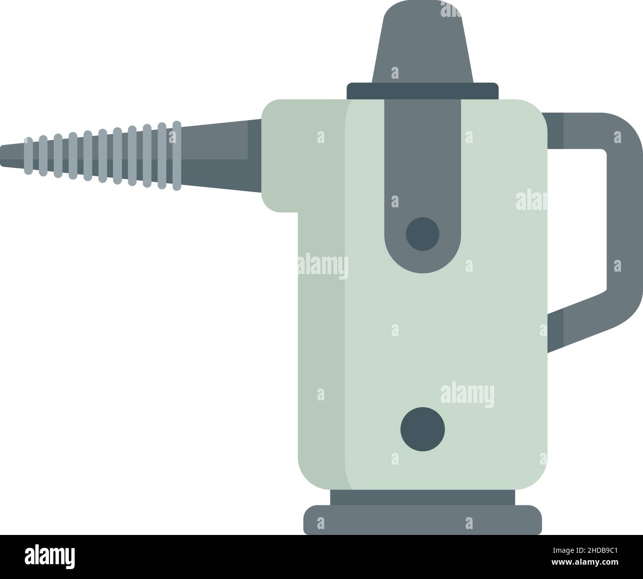 Robot steam cleaner icon. Flat illustration of Robot steam cleaner ...