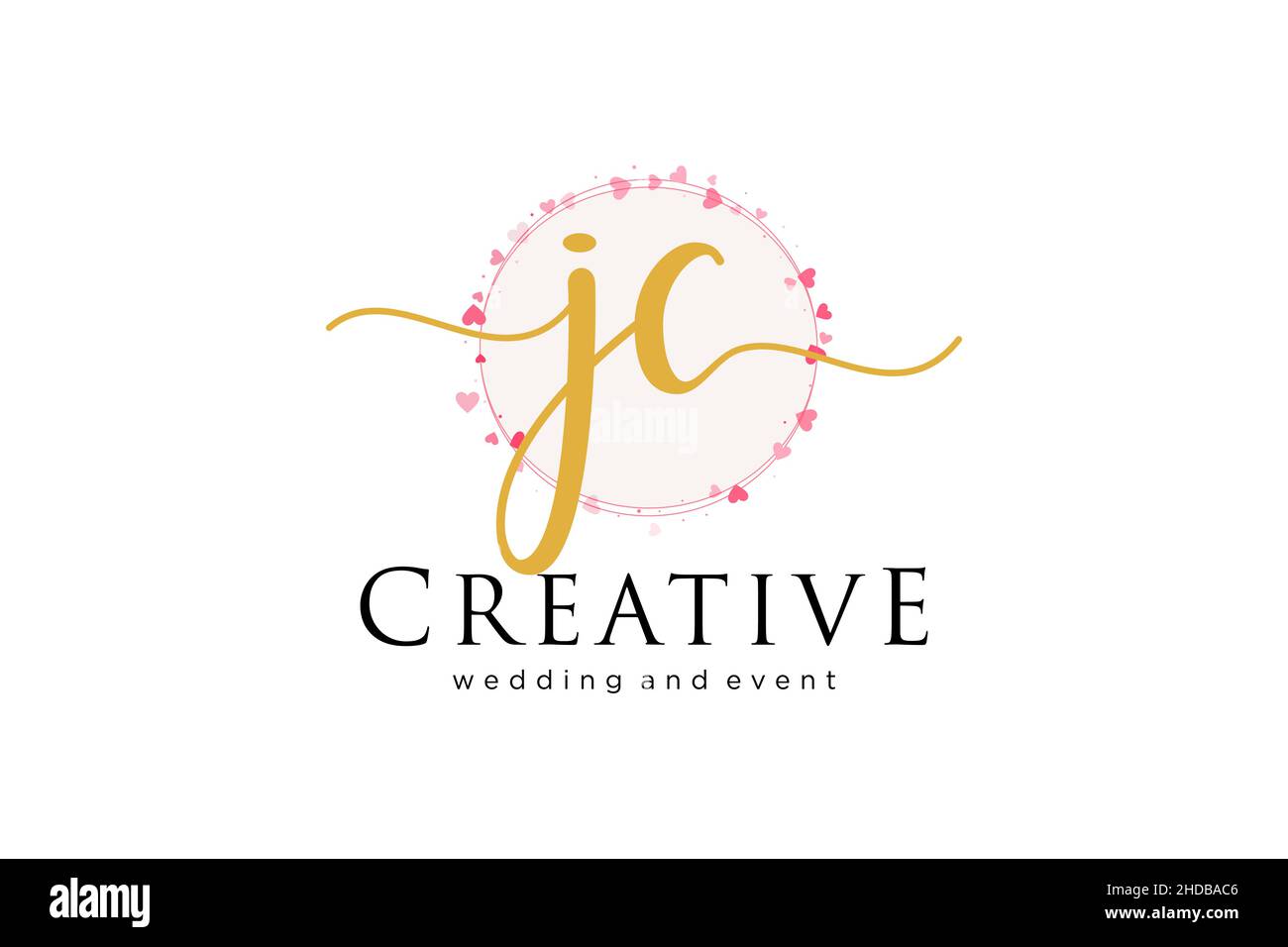 JC feminine logo. Usable for Logo for fashion,photography, wedding ...