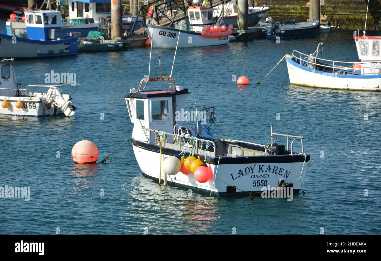 Channel islands guernsey fishing boat hi-res stock photography and ...