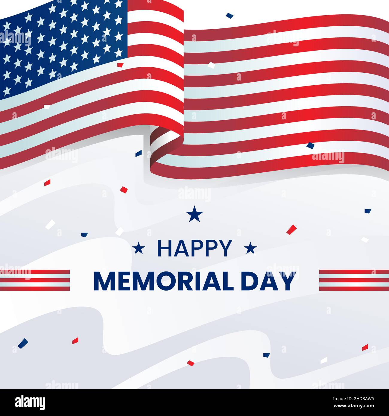 Memorial Day USA. Remember and Honor. Federal holiday in the United ...