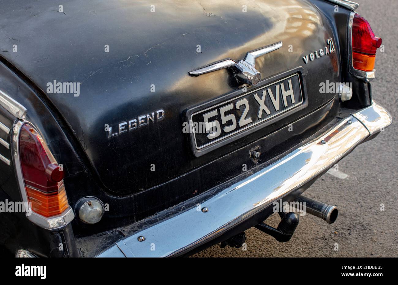 A black GAZ M21 Volga car "Legend" parked in Kensington, London ...