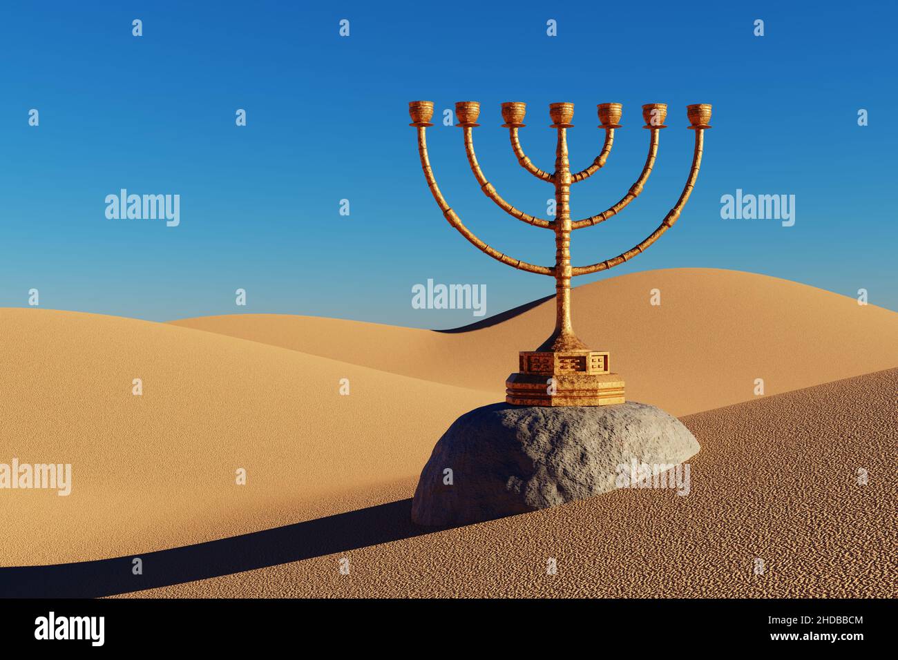 Jewish stone menorah hi-res stock photography and images - Alamy