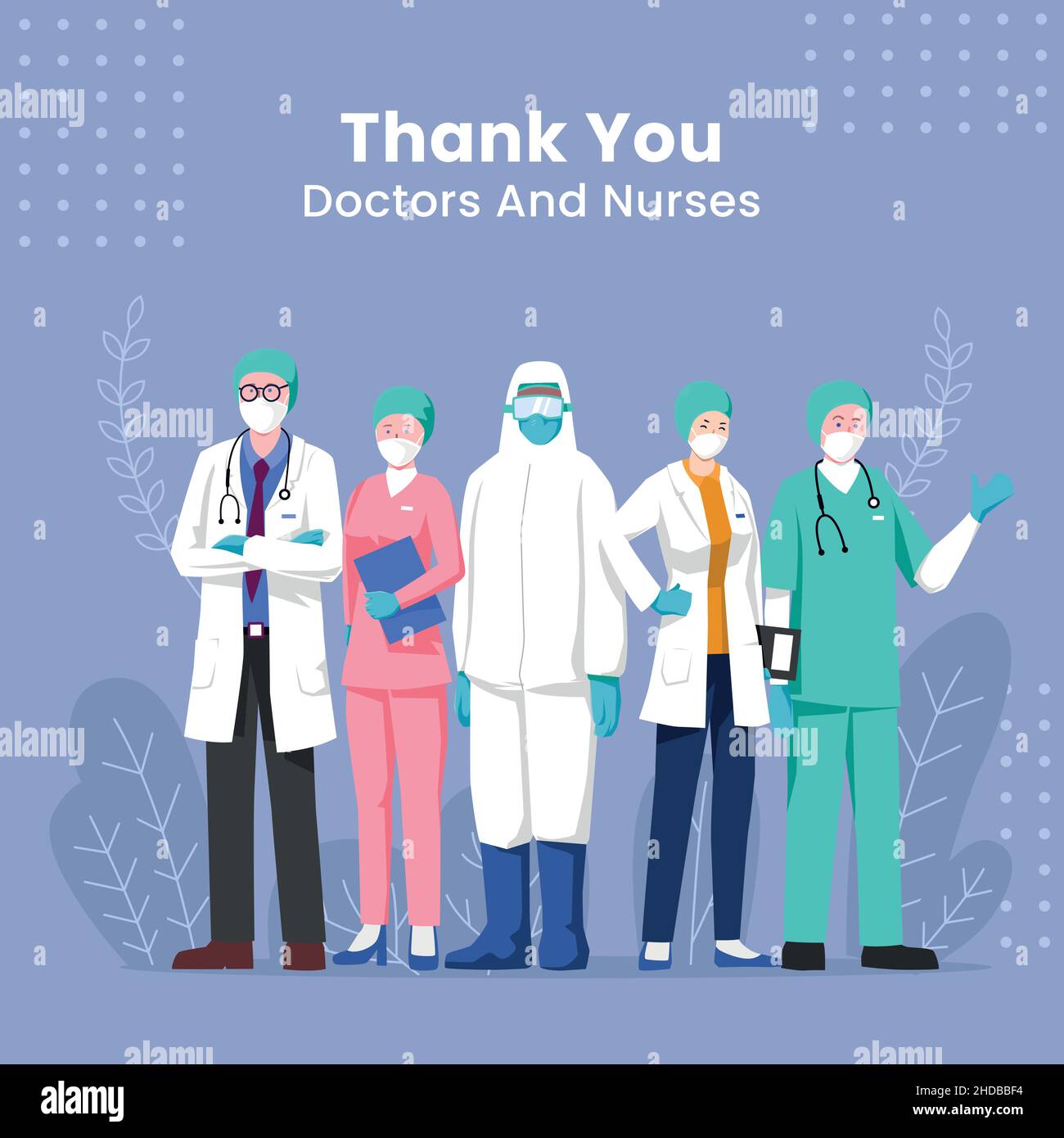 Thank you doctors and nurses. Thank you brave healthcare workers ...