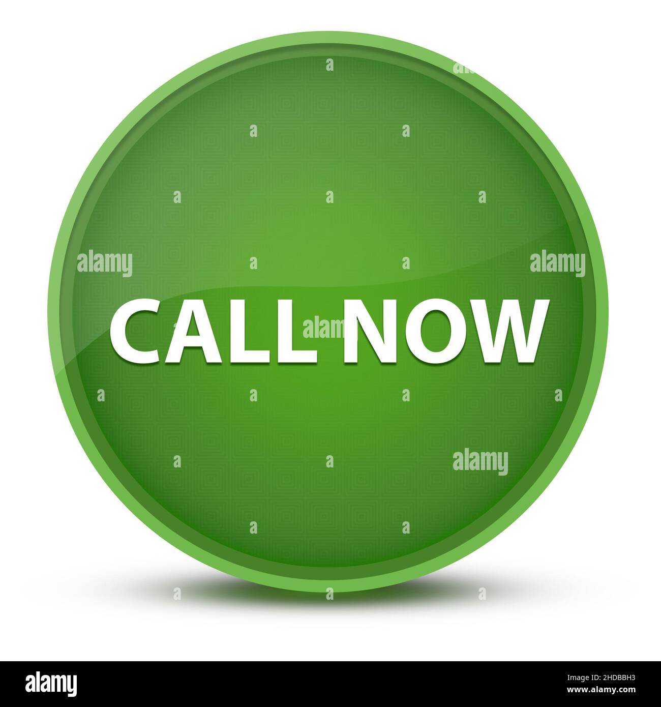 Call Now luxurious glossy green round button abstract illustration ...