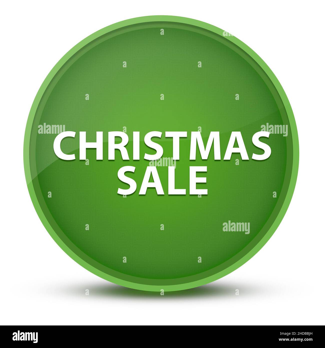 Christmas sale luxurious glossy green round button abstract ...