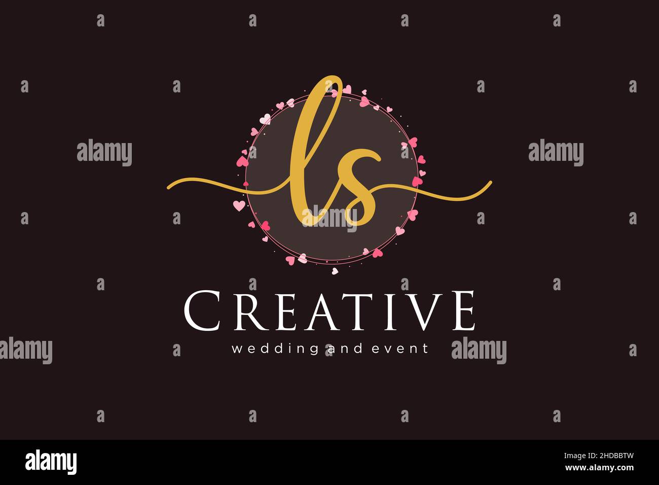 LS feminine logo. Usable for Logo for fashion,photography, wedding ...