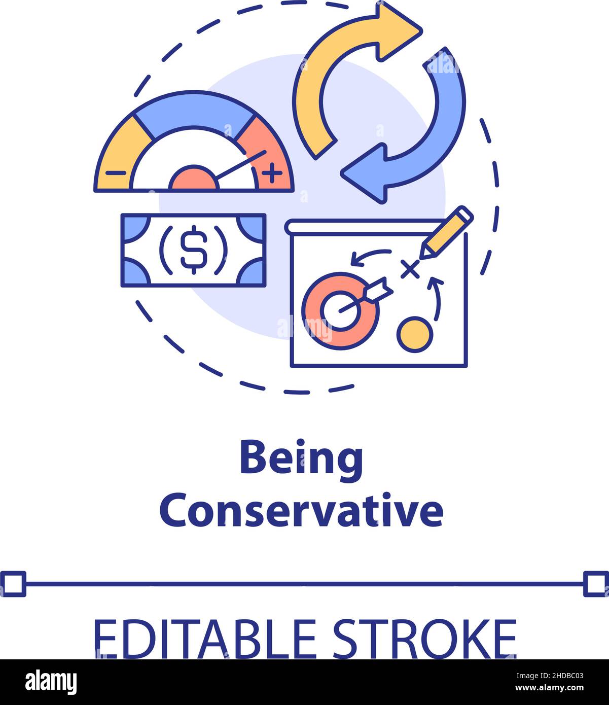 Being conservative concept icon Stock Vector Image & Art - Alamy