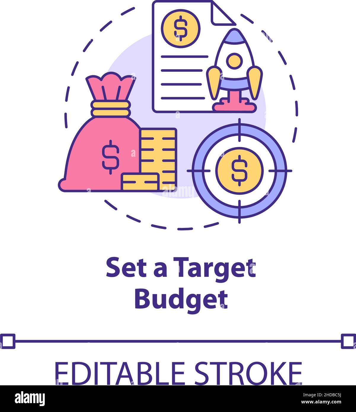 Budgeting tool Stock Vector Images - Alamy