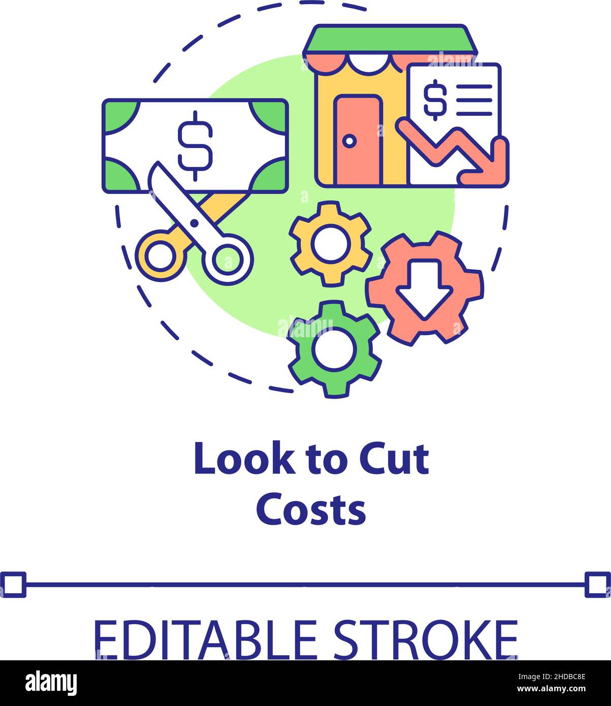 Costs budgeting Stock Vector Images - Alamy