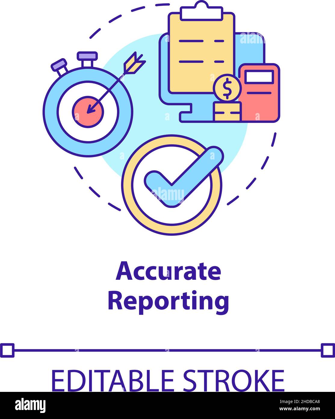 Accurate reporting concept icon Stock Vector Image & Art - Alamy Accurate reporting concept icon Stock Vector Image & Art - Alamy