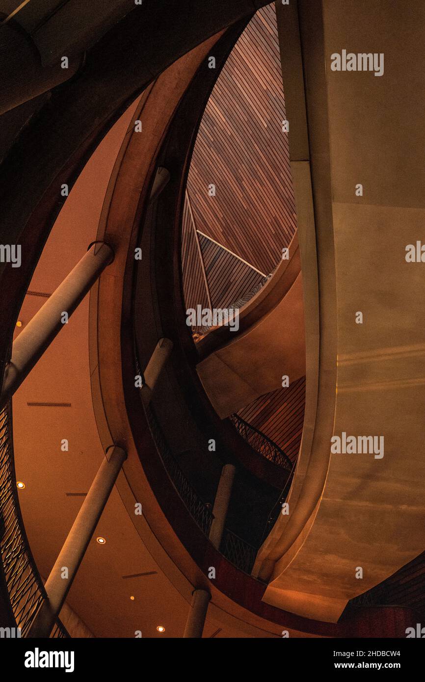 Vertical futuristic columns hi-res stock photography and images - Alamy