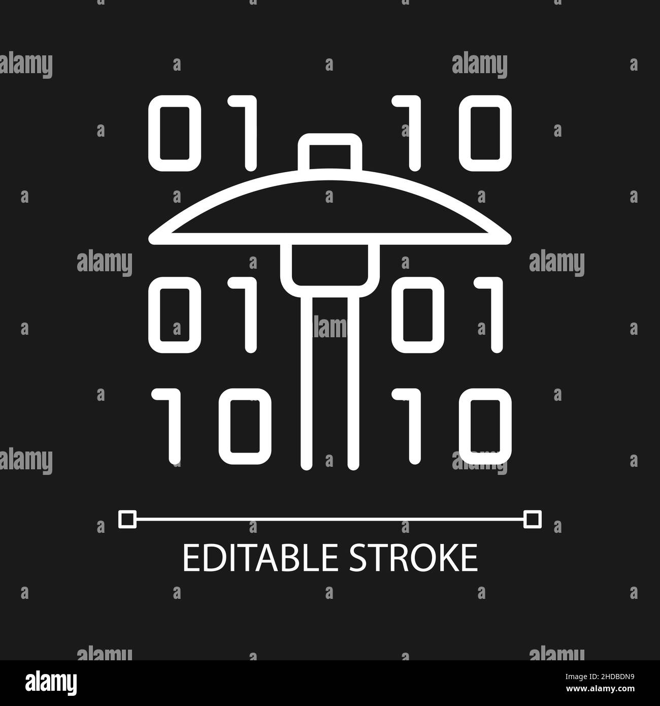 Data mining white linear Stock Vector Images - Alamy