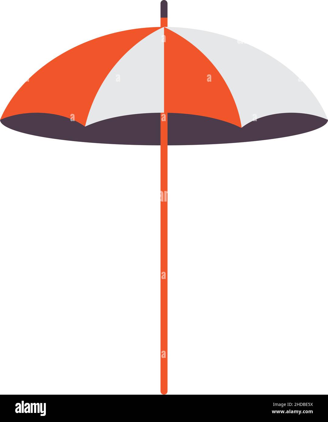 red and white umbrella icon Stock Vector Image & Art - Alamy