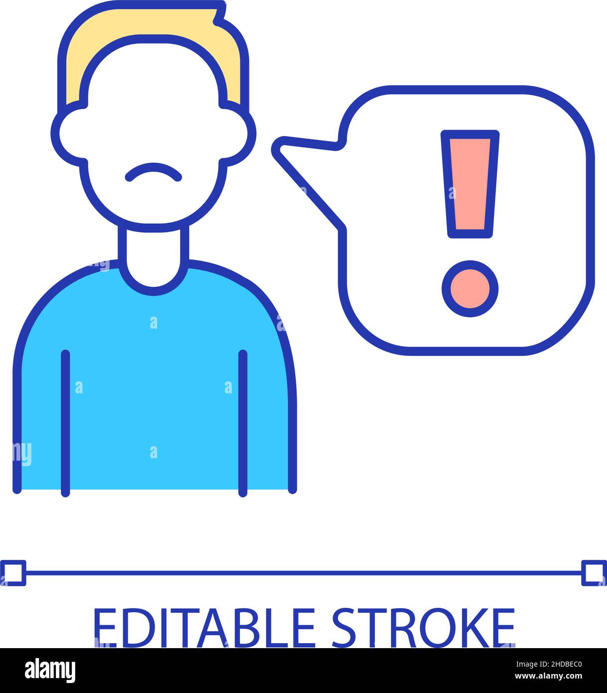 Unhappy customer Cut Out Stock Images & Pictures - Alamy