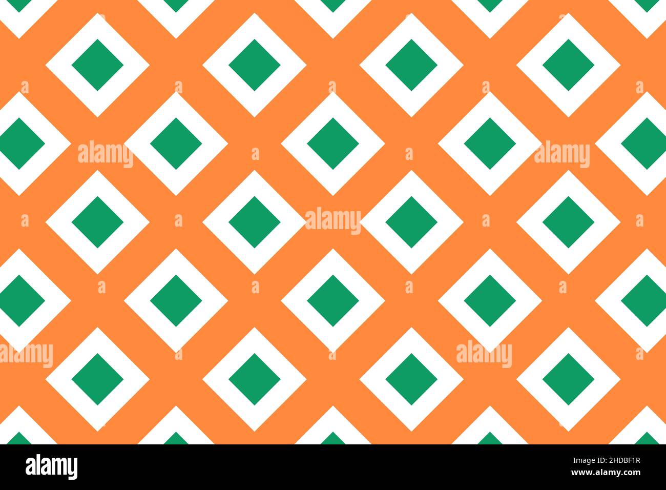 Geometric pattern in the colors of the national flag of Ireland. The ...