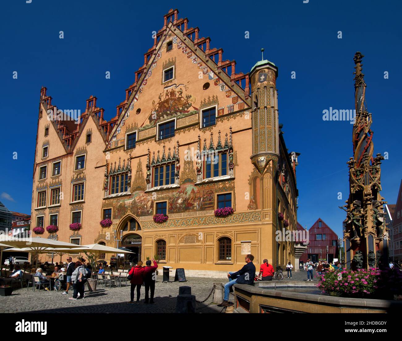 Ulm's town hall is one of the city's most outstanding architectural ...