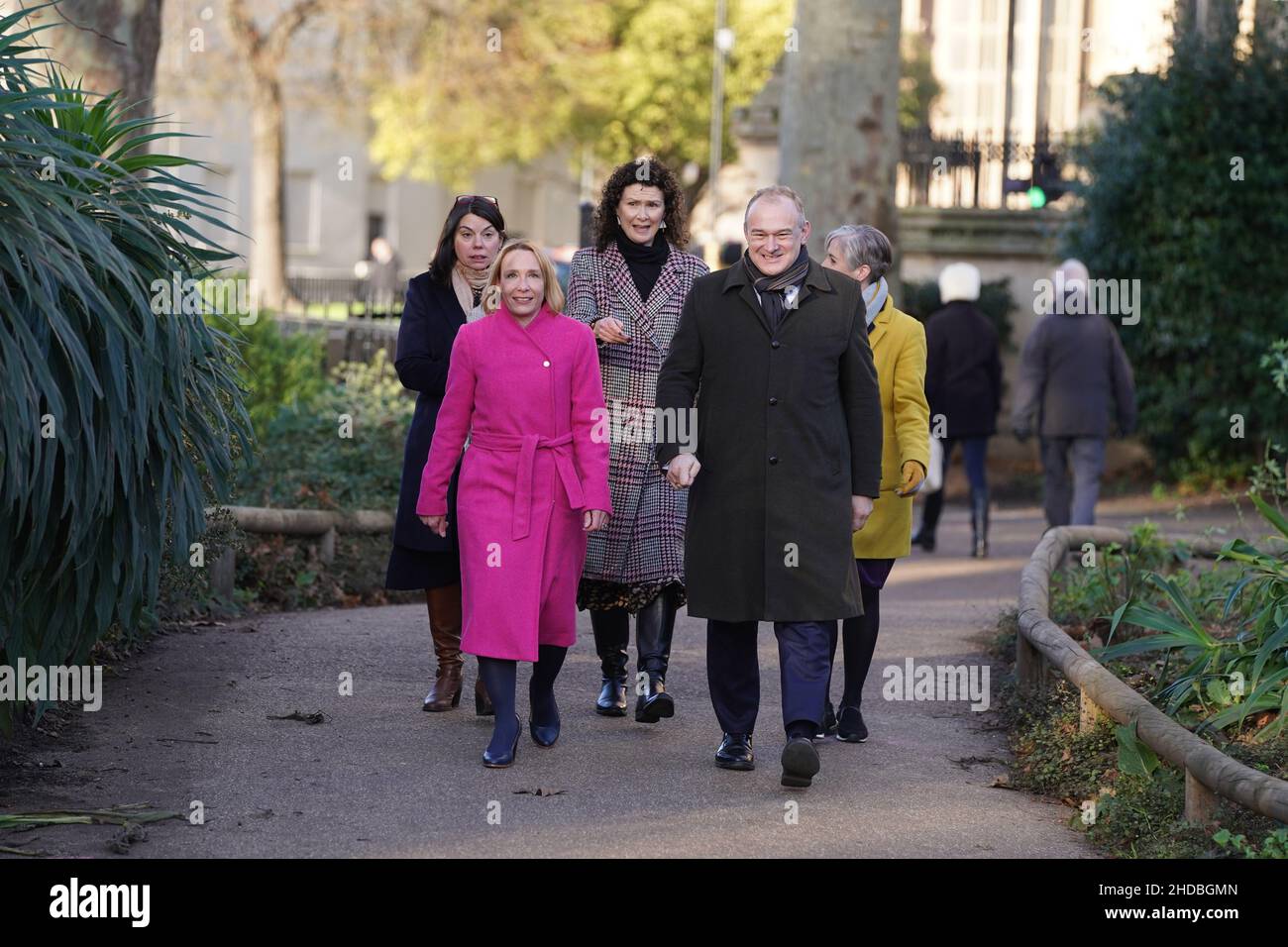 Liberal Democrats' leader Ed Davey welcomes newly elected MP Helen ...
