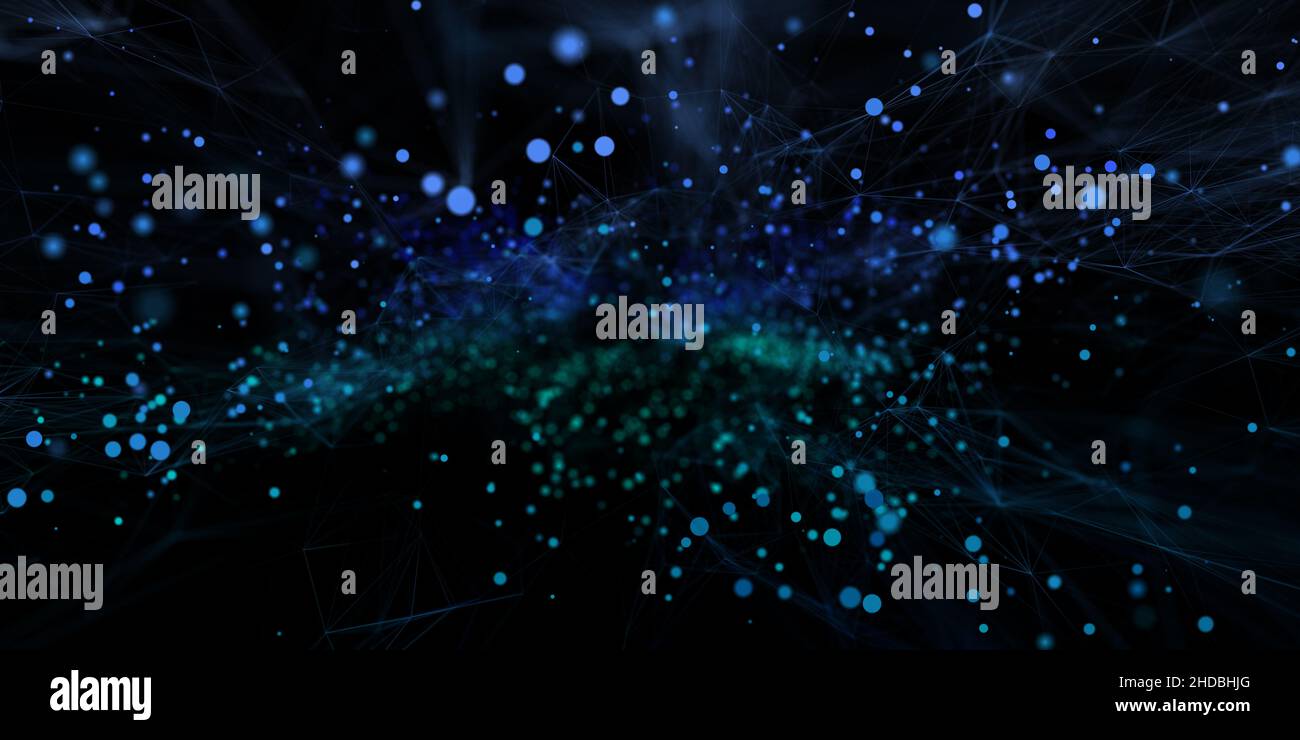 Abstract background simulating neural network Stock Photo - Alamy