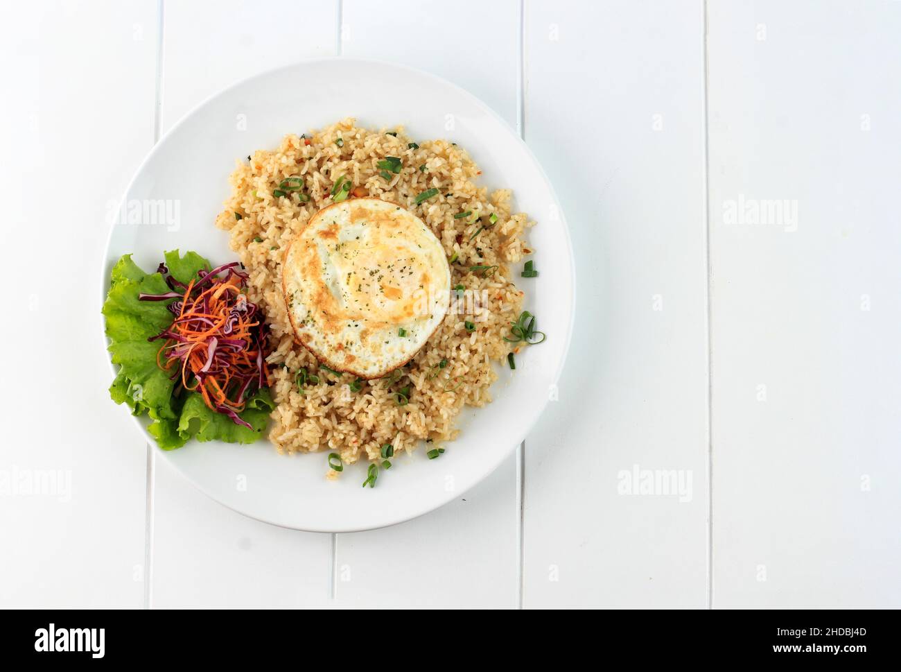Nasi Goreng Kampung or Tradiitonal Fried Rice. Traditional Indonesian ...