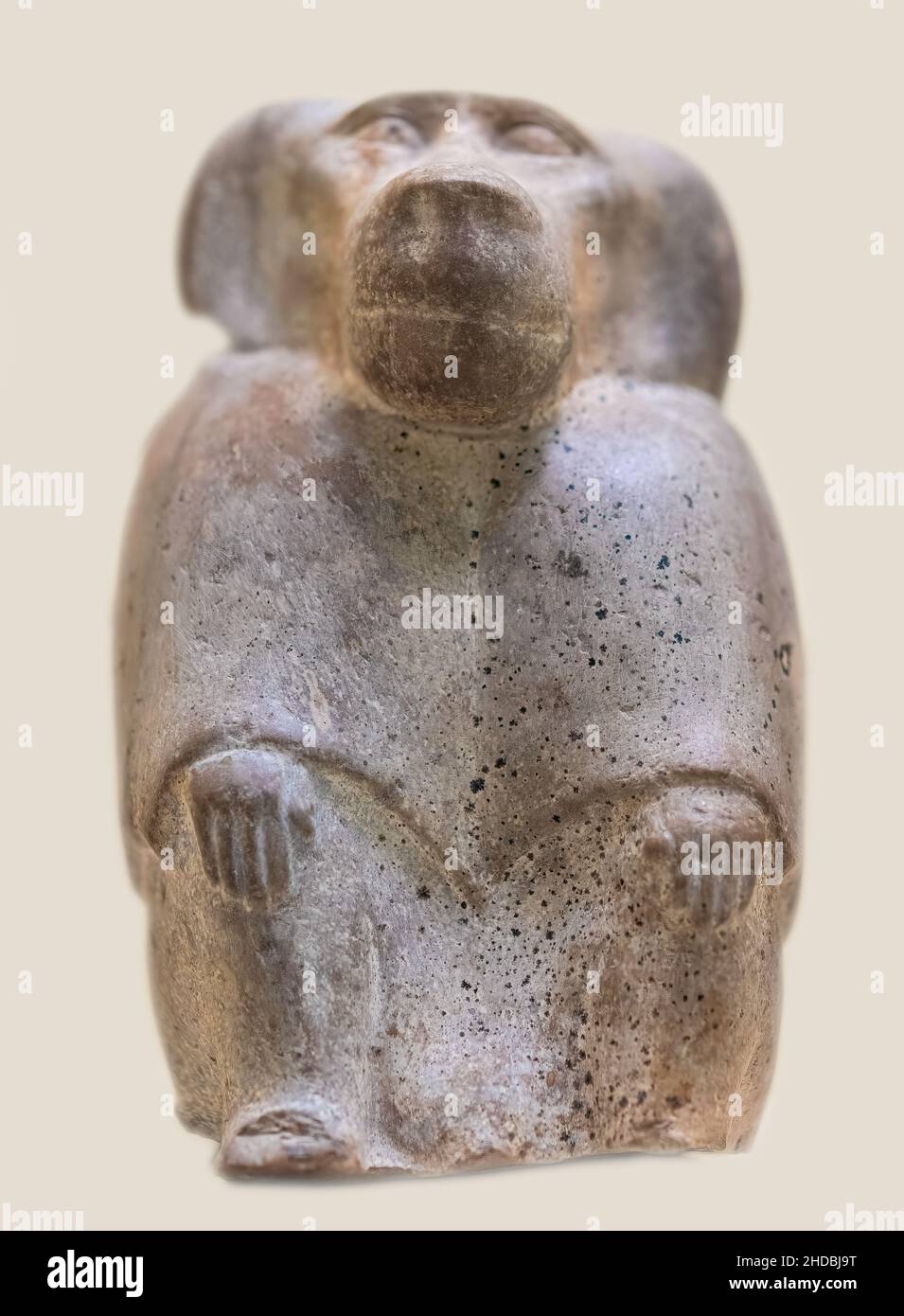Egyptian religious art of a Baboon which often represents Thoth the god ...
