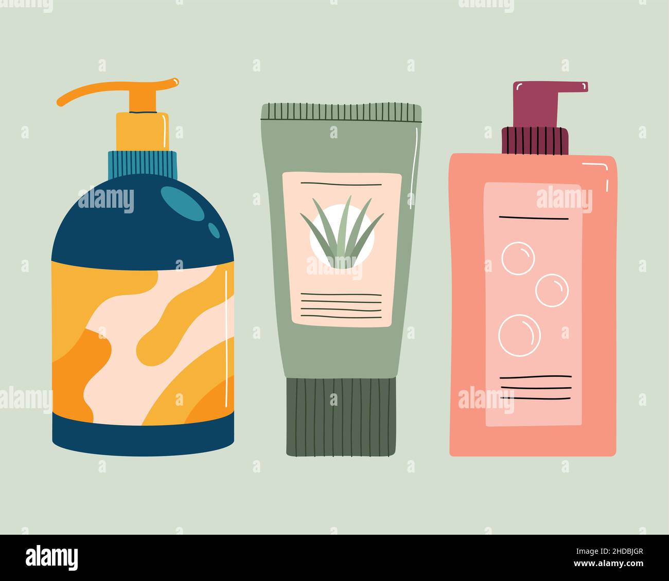 Basic skin care Stock Vector Images - Alamy