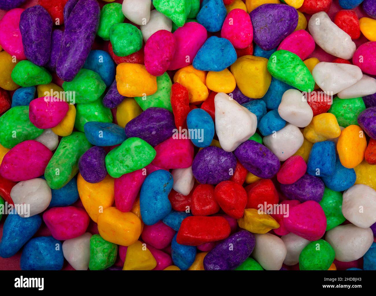 Multi color stones closeup background banner Stock Photo - Alamy