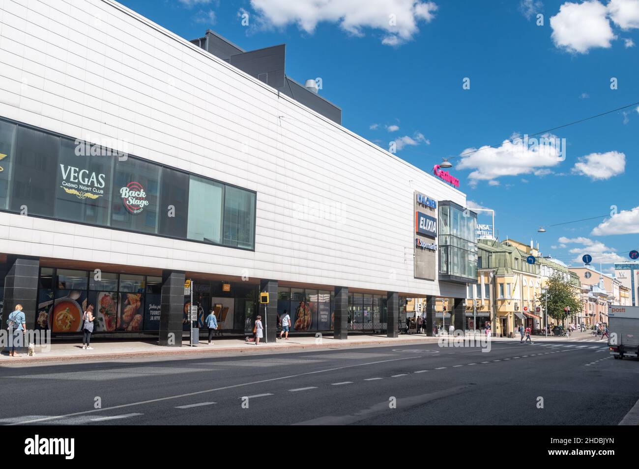 Turku, Finland - August 6, 2021: Centrum shopping mall Stock Photo - Alamy
