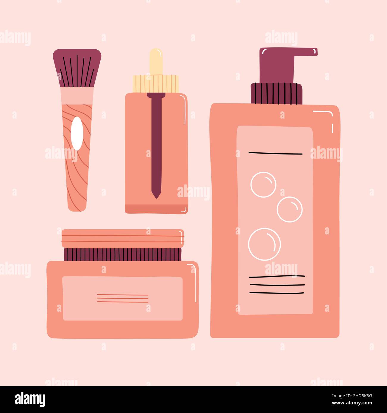Basic skin care Stock Vector Images - Alamy