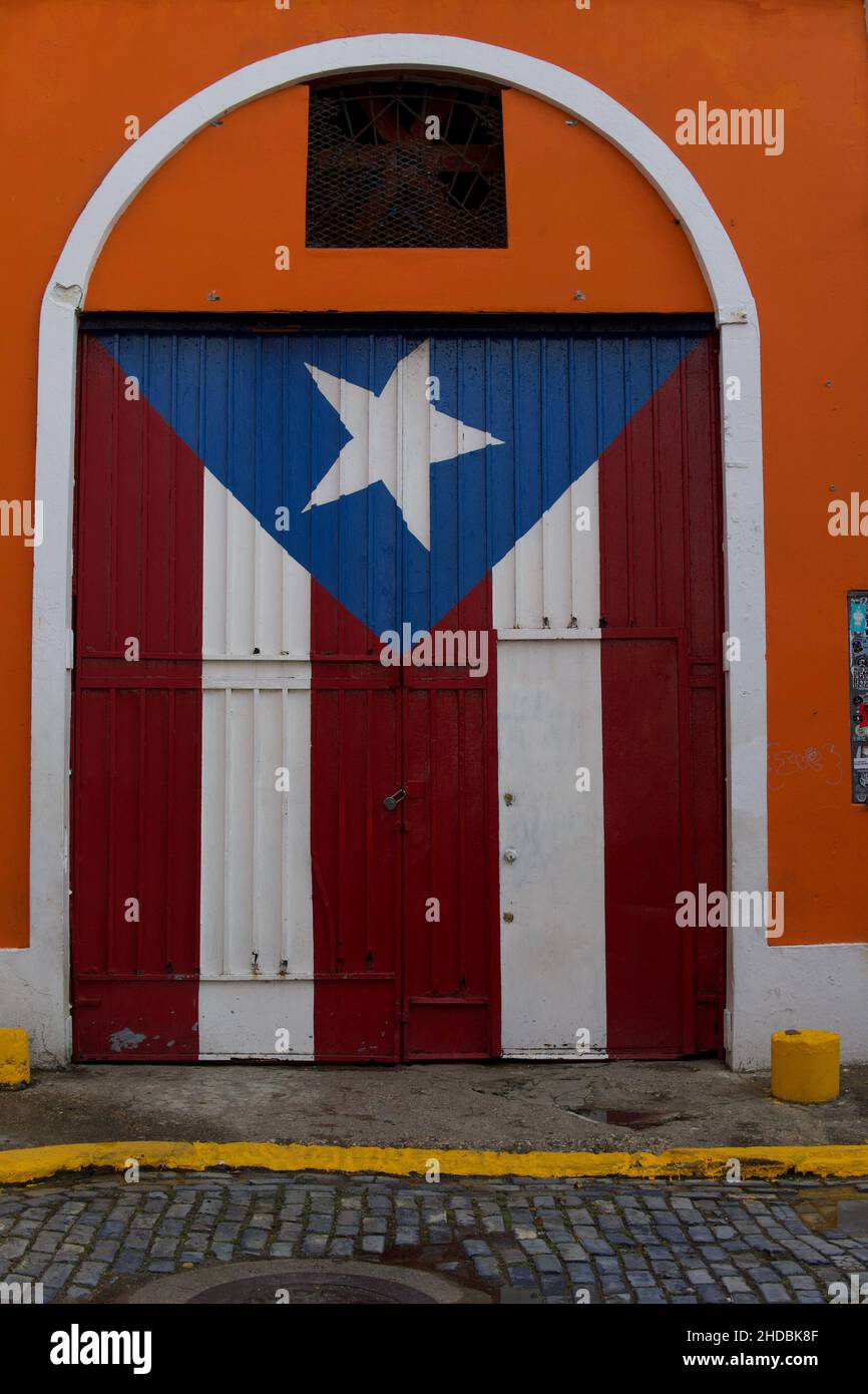 Bandera De Puerto Rico Vertical