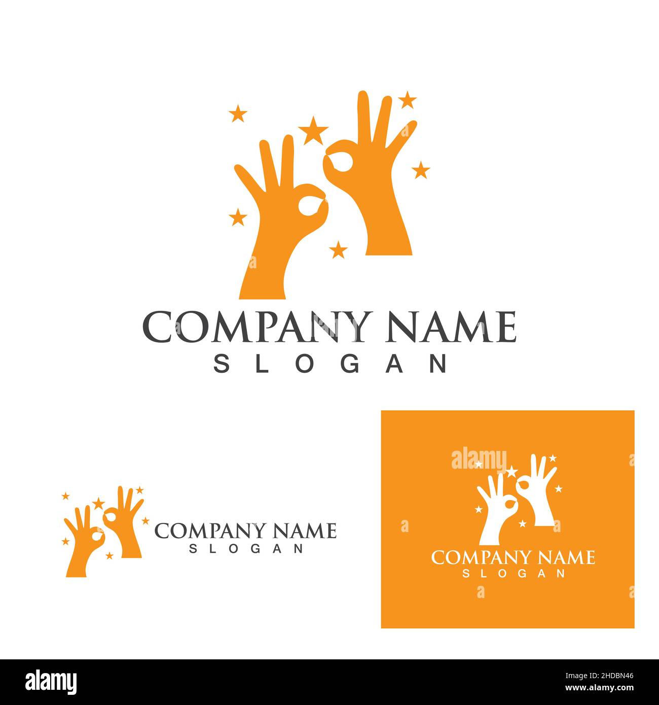 Hand care life help hope logo and symbol vector Stock Vector Image ...