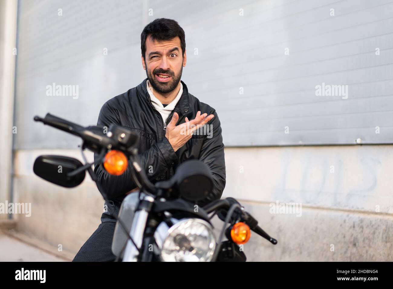 Angry man bike hi-res stock photography and images - Alamy