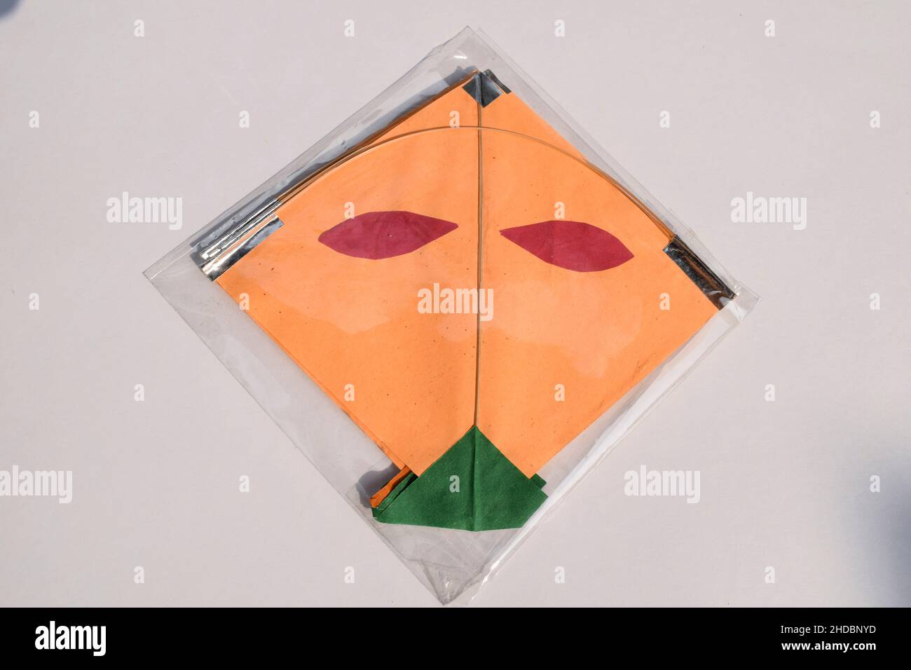 Kite with spool on white background. Kite festival makarsankranti ...